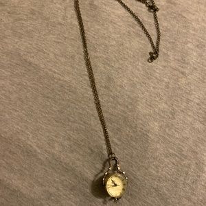 Jewelry | Round Clock Long Necklace | Poshmark